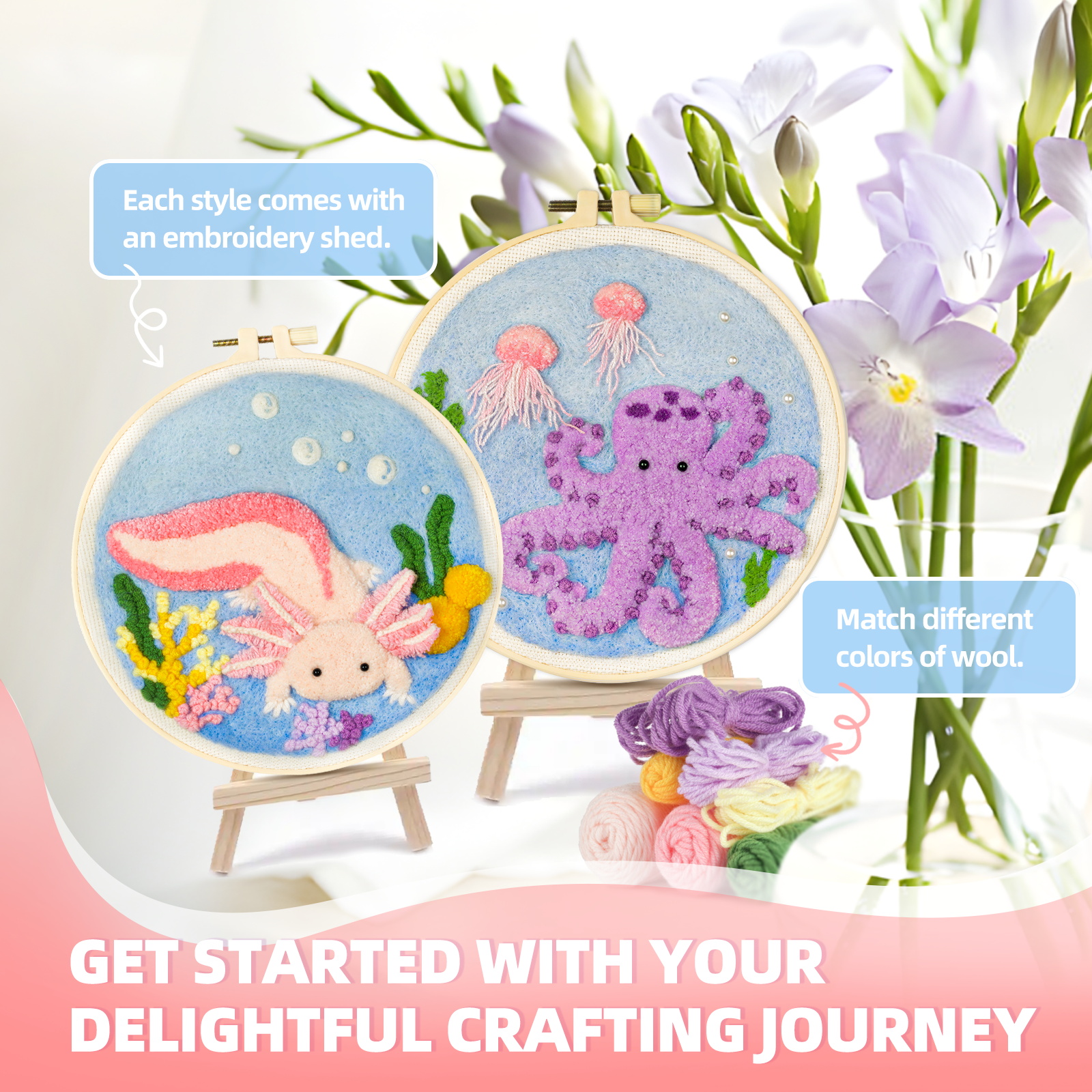Punch Needle Kit| Ocean Series – Ludotek